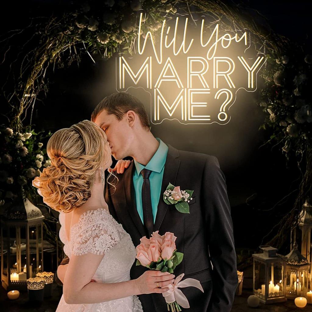 Will You Marry Me LED Neon Sign - Wedding Neon Signs