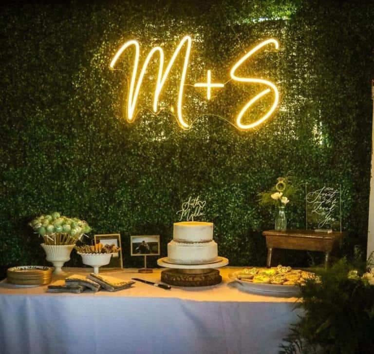 Initials Neon Sign - Wedding Neon Signs